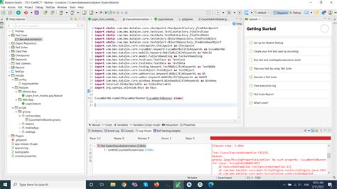 Groovy Lang MissingPropertyException Page Katalon Studio Katalon Community