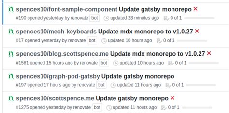 Netlify Update Gatsby Monorepo Continually Failing · Issue 15481