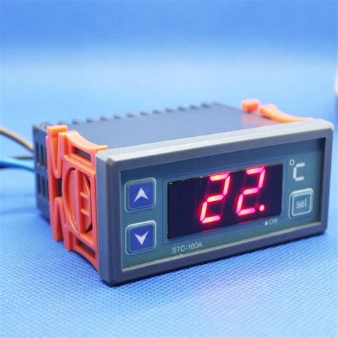 冰箱温度控制器STC A制冷制热温控器报警数字智能温控器 阿里巴巴