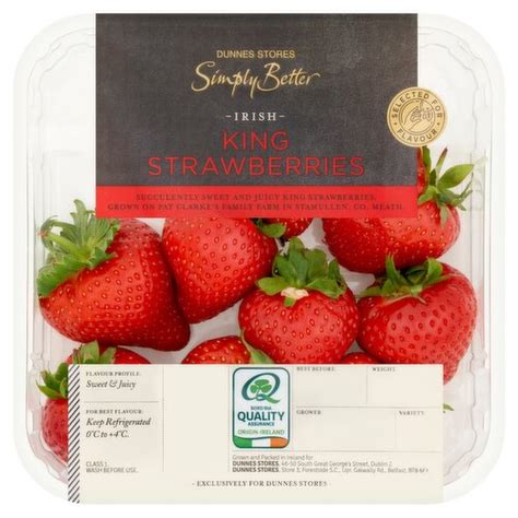 Dunnes Stores Simply Better Irish King Strawberries 400g Dunnes Stores