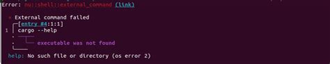 When Running Nu As Default Shell Cant Run Cargo And Other External