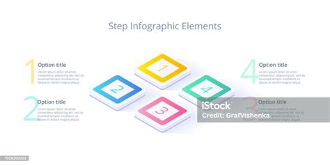 業務流程圖圖表4步段等距3d 企業時間表 Infograph 元素公司演示文稿幻燈片範本現代向量資訊圖形佈局設計向量圖形及更多事件圖片