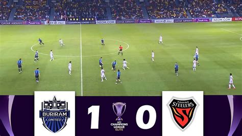 부리람 유나이티드 Vs 포항 스틸러스 1 0 Afc 챔피언스리그 엘리트 202425 경기 하이라이트 Youtube