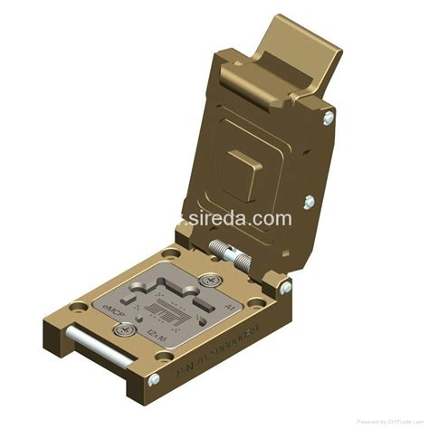 BGA162 Socket 12X16mm Perform EMCP Test Socket 702 0000089 Sireda China Manufacturer