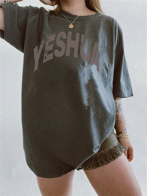 Comfort Colors® Yeshua T Shirt Yeshua Hebrew Name Of Jesus Etsy Canada