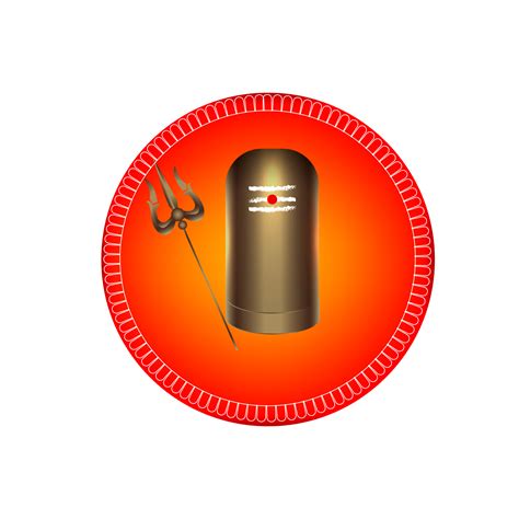 Shiv Lingam Design For Maha Shivratri Festival Card 18106908 Png