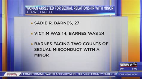 Terre Haute Daycare Worker Arrested For Sex Misconduct With A Minor