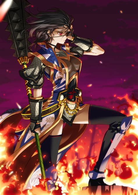 Xiahou Dun Shin Sangoku Musou And 2 More Drawn By Hong White Spider