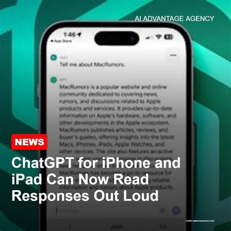 Ai Advantage Agency On Linkedin Chatgpt For Iphone And Ipad Can Now Read Responses Out Loud 1