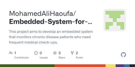 Github Mohamedalihaoufaembedded System For Chronic Disease Patient Monitoring Using Iot This