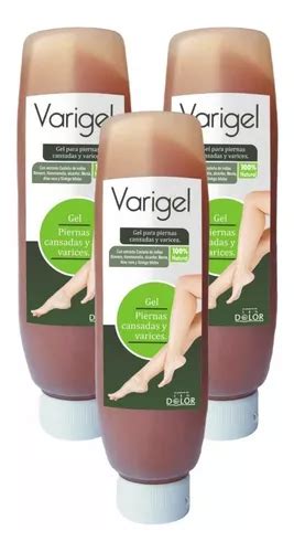 3 Varigel Gel Auxiliar Para Piernas Cansadas Varices Envío gratis