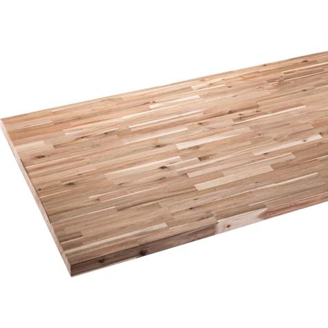 Grizzly Acacia Butcher Block Workbench Top Unfinished 1 3 4 X 30 X