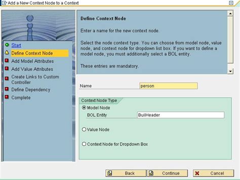 Sap Crm Create Context Node For Web Ic Component Techskills By Moovar