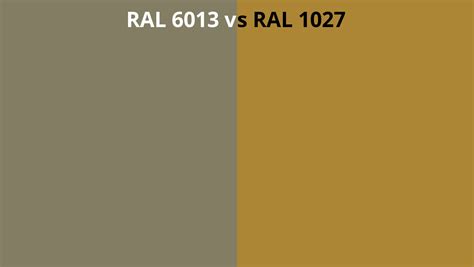 Ral 6013 Vs 1027 Ral Colour Chart Uk