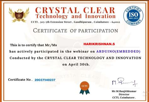 Hari Krishnan On Linkedin Arduino