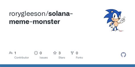 Github Rorygleeson Solana Meme Monster