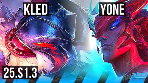Kled Vs Yone Mid 803 Rank 6 Kled Legendary Kr Grandmaster