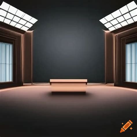 Empty News Set Room On Craiyon