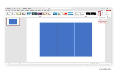 04custom Slide Size Powerpoint Slidemodel