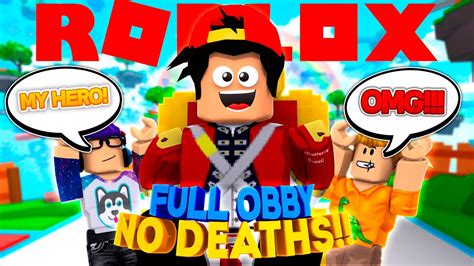 Roblox Adventure No Deaths Obby King Youtube