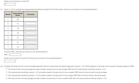 Solved A Construct A Time Series Plot D What Type Of Chegg