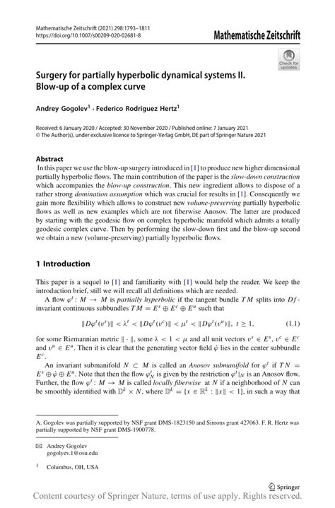 Surgery For Partially Hyperbolic Dynamical Systems Ii Blow Up Of A
