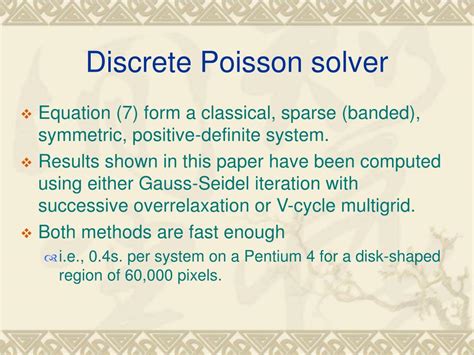 PPT Poisson Image Editing PowerPoint Presentation Free Download ID