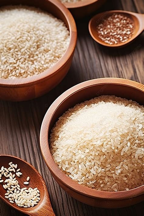 나무 그릇에 밥 배경 배경 화면 및 일러스트 무료 다운로드 Pngtree