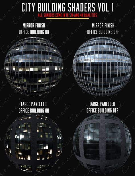 City Building Shaders Vol1 Daz 3d