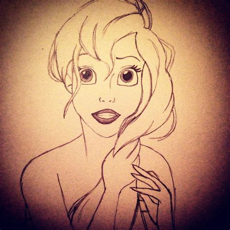 Ariel Disney Ariel Drawing Shading Sketching Thelittlemermaid Pencil