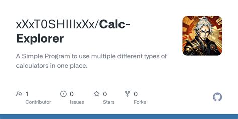 GitHub XXxT0SHIIIxXx Calc Explorer A Simple Program To Use Multiple