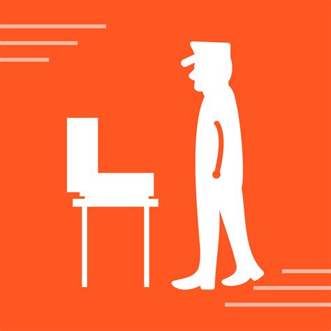 Guard Checking Briefcase Vector Icon 22854395 Vector Art At Vecteezy