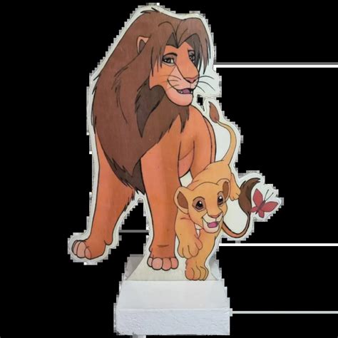 S227 Lion King Simba And Kiara Dazzling Props