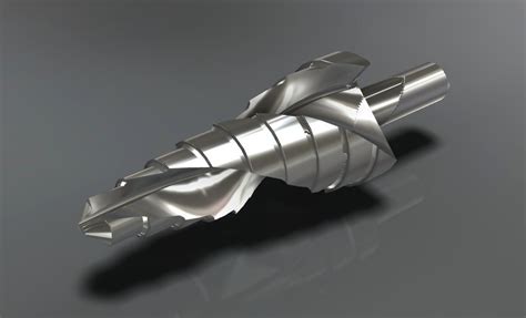 Step Drill Bit Requested D CAD Model Library GrabCAD