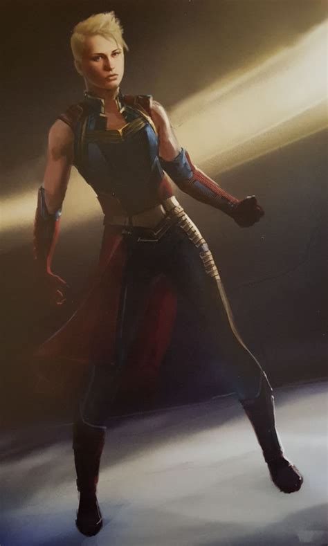 CAPTAIN MARVEL Concept Art Features Some Crazy Alternate Suit Designs