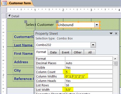 Working With Combo Box IAccessWorld Com