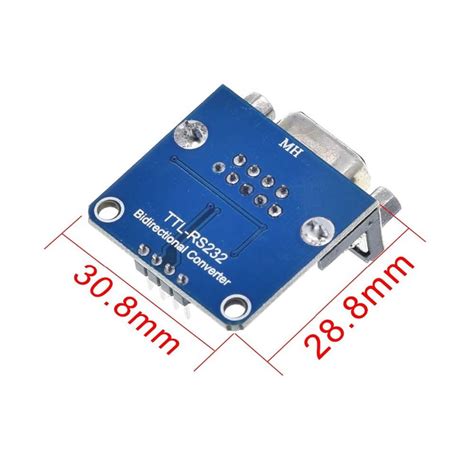 conversor rs232 para ttl max3232 com db9 bit maker arduinos