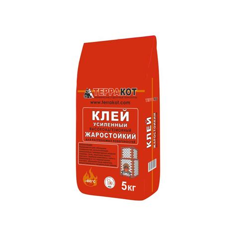 Клей усиленный жаростойкий Терракот 5 кг — купить в Санкт-Петербурге ...