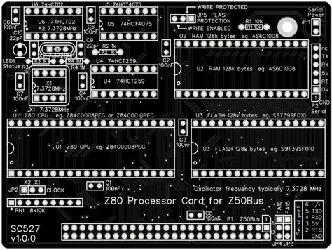 SC Z Processor Card Z Bus Small Computer Central
