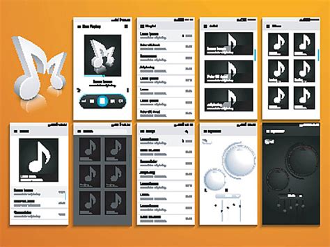Music Mobile Uiux Or Gui Design Apps Music Gui Vector Apps Music Gui PNG And Vector With