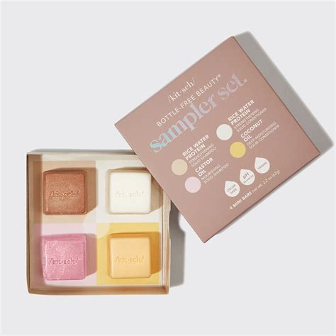 Shampoo Conditioner 4pc Sampler Set Kitsch