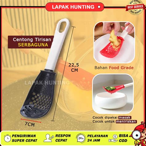 Jual CENTONG NASI SENDOK NASI SARINGAN FOOD GRADE ALAT DAPUR SPATULA