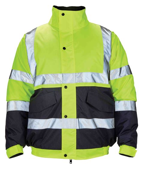 High Visibility Two Tone Bomber Jacket Sugdens Corporate Clothing