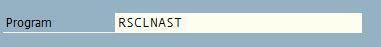Delete Entries In NAST Table Using RSCLNAST ABAP Program