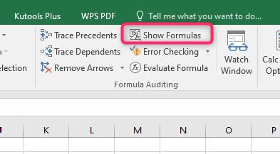 How To Show Formulas Instead Of Values In Excel Basic Excel Tutorial