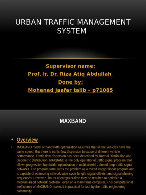 Urban Traffic Management Systemassignment Pdf Multiprotocol Label