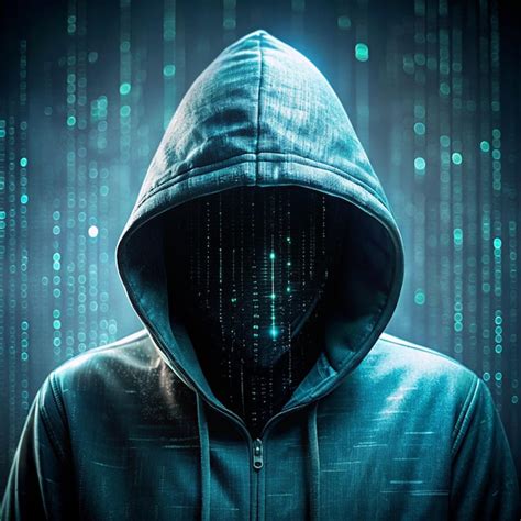 Anonymous Hacker In The Shadows Cyber Attack And Binary Code Premium Ai Generated Image