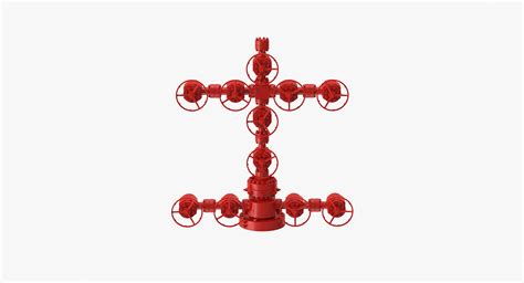 3d Model Wellhead Christmas Tree