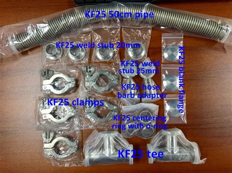 Standard Kf Flange Kf Straight Connectors Full Nipple Tubulated Connectors Ss Buy Tubulated