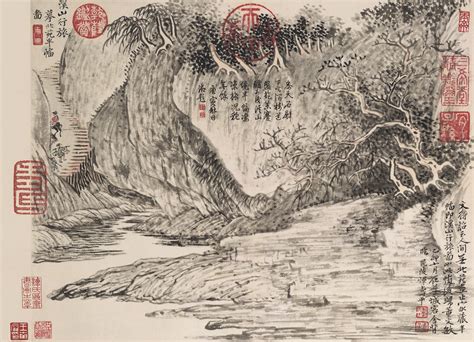 恽寿平山水 01 恽寿平 清代 国画 历代国画艺术长廊